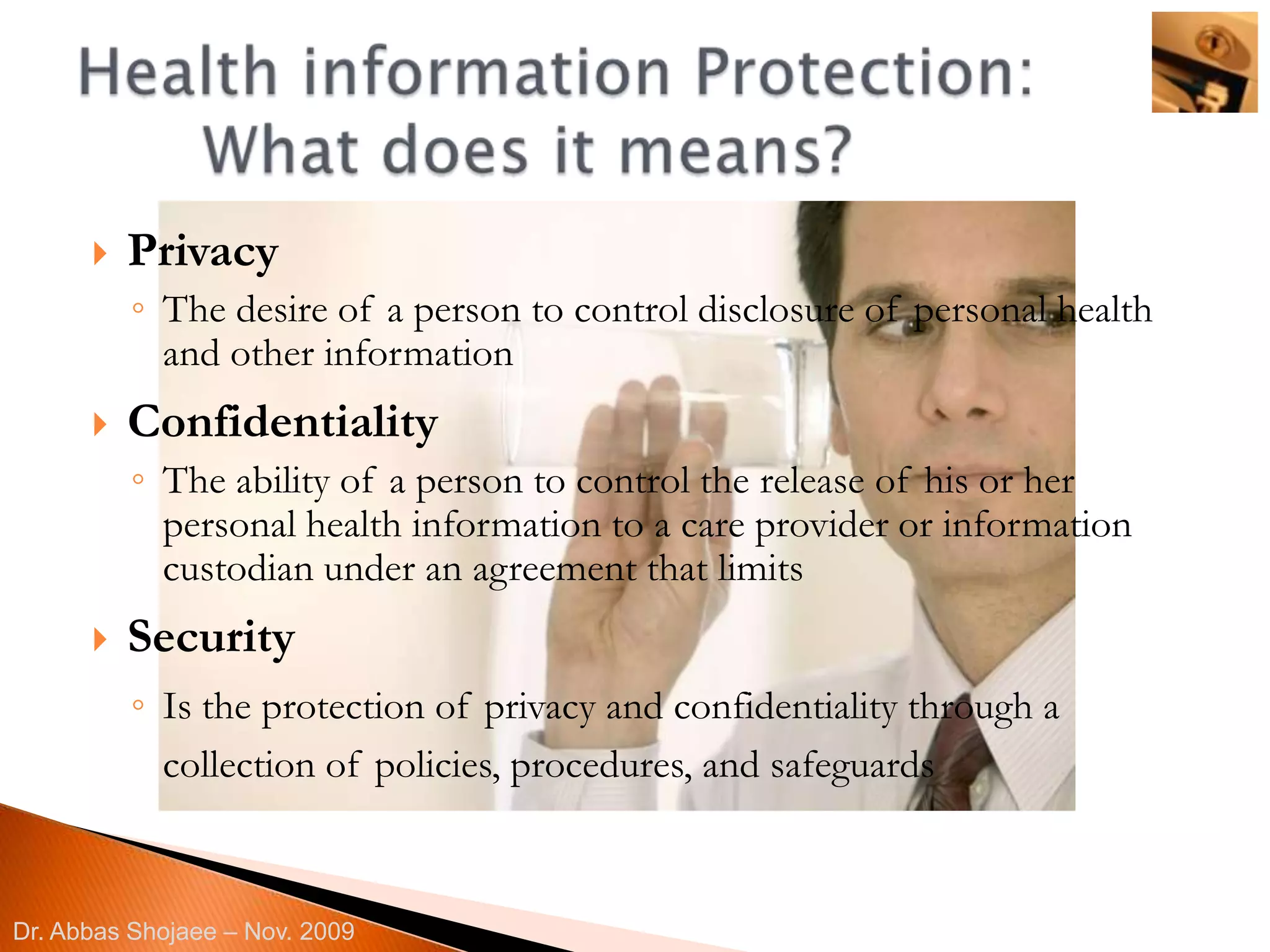 Medical Records Privacy Confidentiality And Security | PPTX