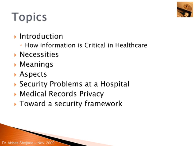 Medical Records Privacy Confidentiality And Security | PPTX