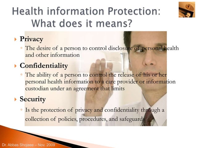 Medical Records Privacy Confidentiality And Security | PPTX