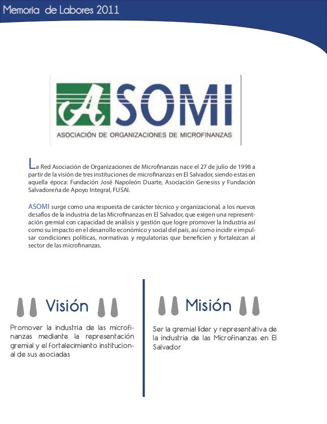 0 Meoria De Labores Asomi - creditorosor