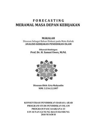 Meramal kebijakan | PDF