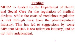 Medicines and Healthcare products Regulatory Agency | PPTX ...