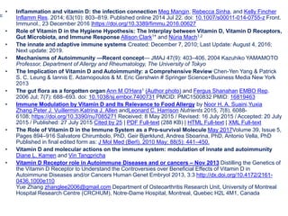 Microbiota, Vitamin D Receptor and Autoimmuity | PPTX