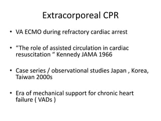 ECLS in adults – where are we now? by Dr David Lowe | PPT