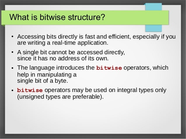 Module 00 Bitwise Operators in C