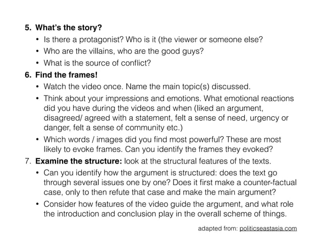 Cognitive Discourse Analysis: Frame analysis (LANCOM 3) | PPT