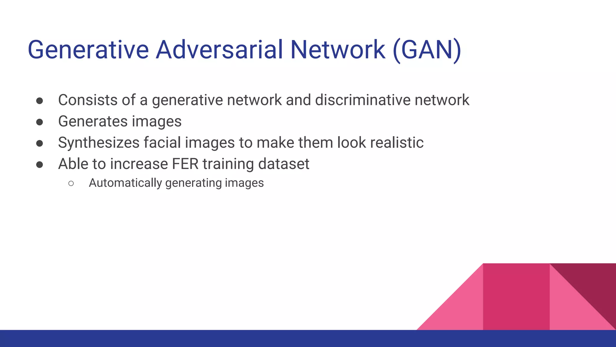 Facial Expression Recognition (FER) using Deep Learning | PPT