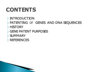 Nagma(patenting of genes) | PDF