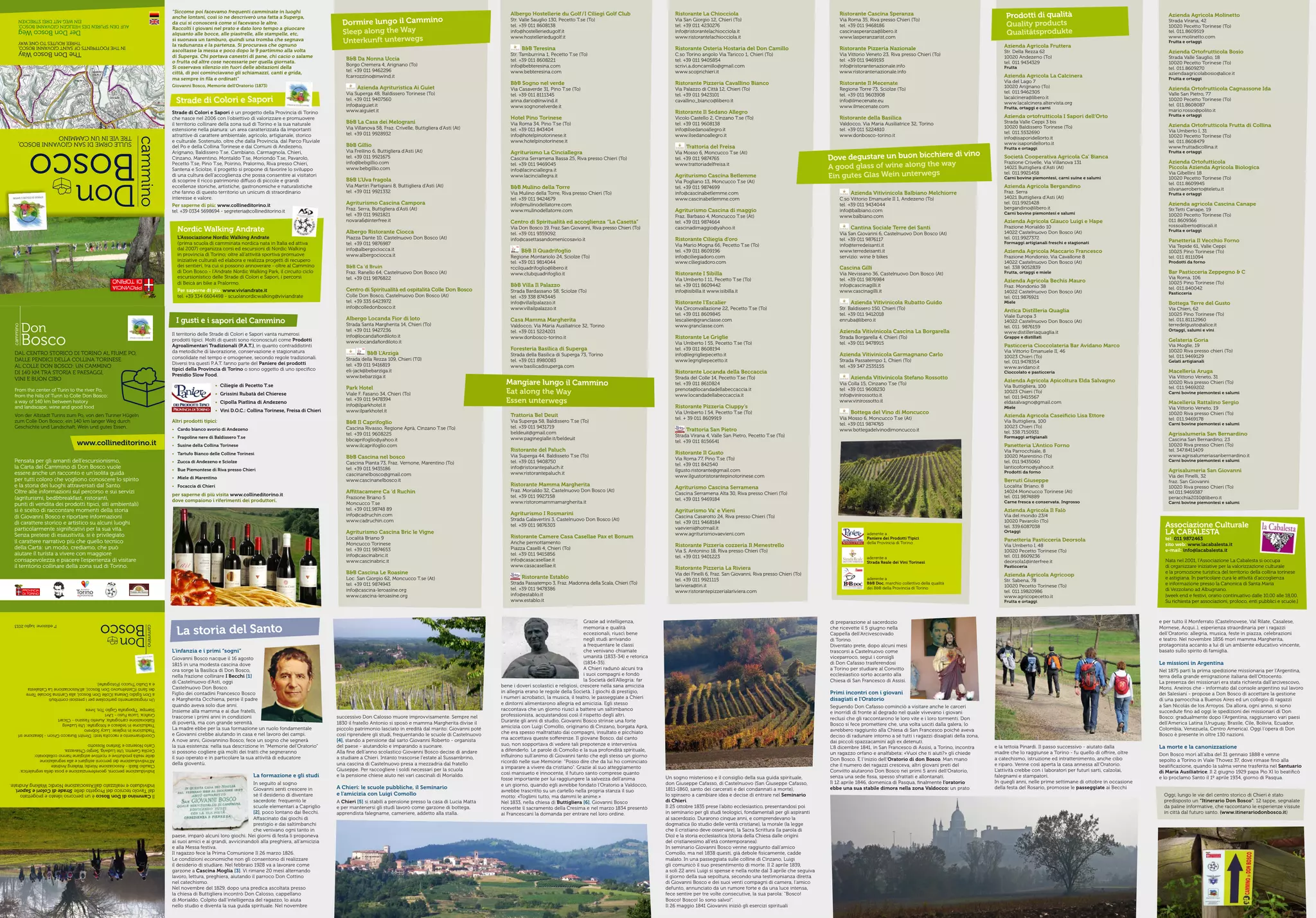 Il Cammino di Don Bosco - Mappa | PDF