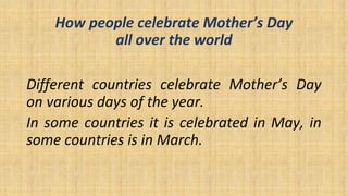 Presentation Mother's day | PDF