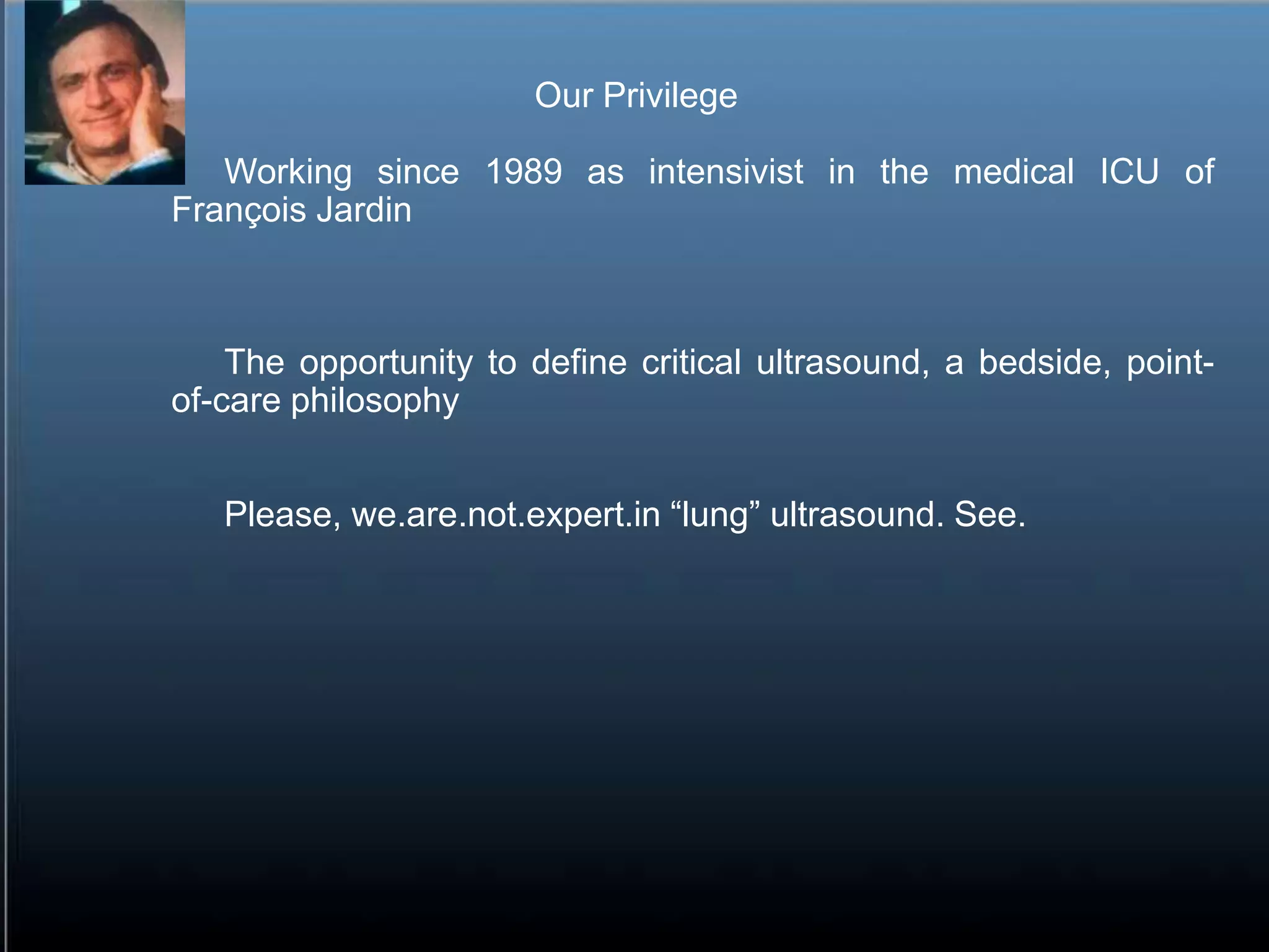 Lung Ultrasound in Critical Care and Resuscitation: Daniel Lichtenstein ...