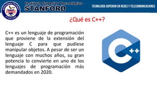 LENGUAJE C++ | PPT