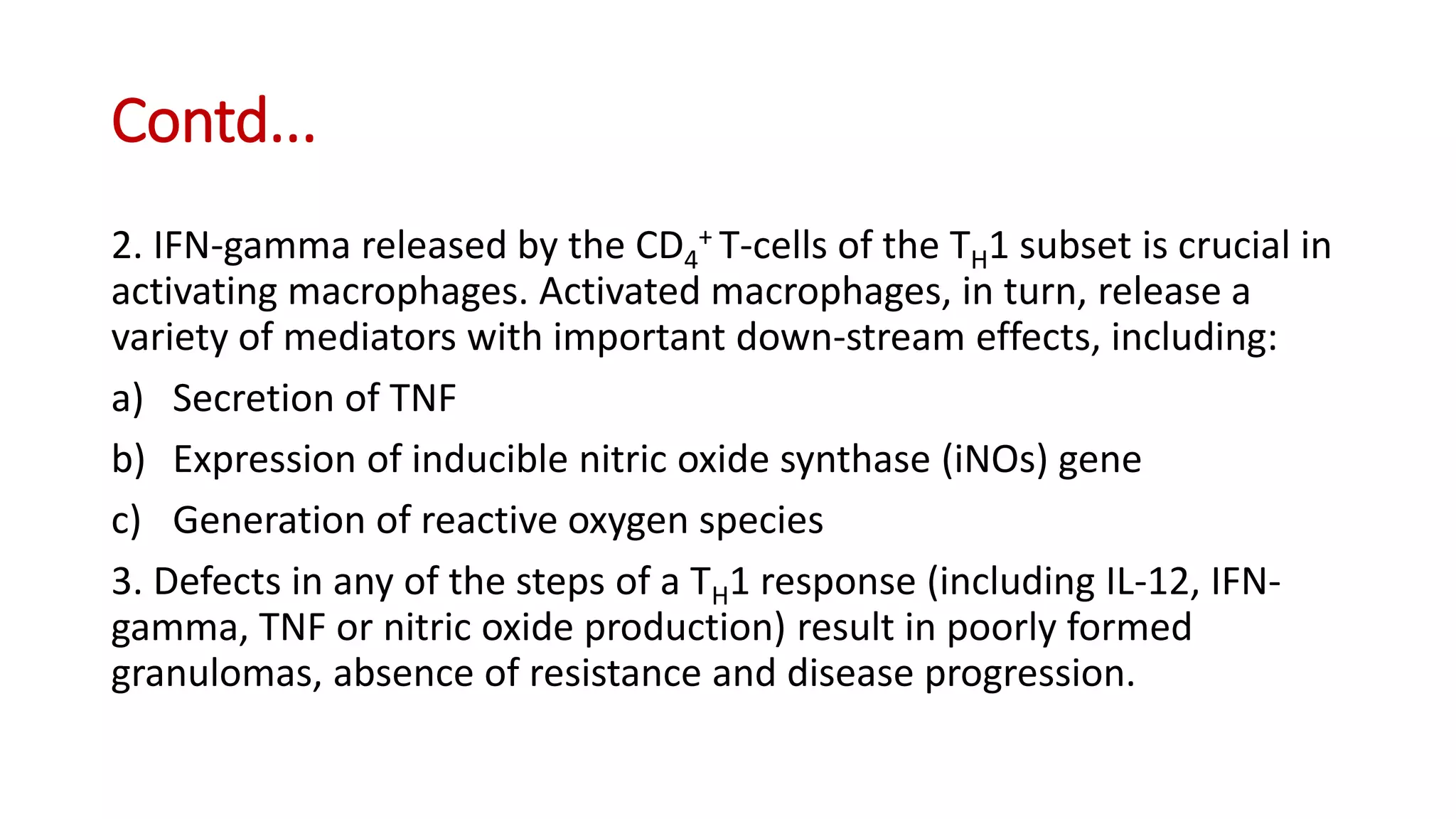 Pathophysiology and clinical management of tuberculosis | PPTX