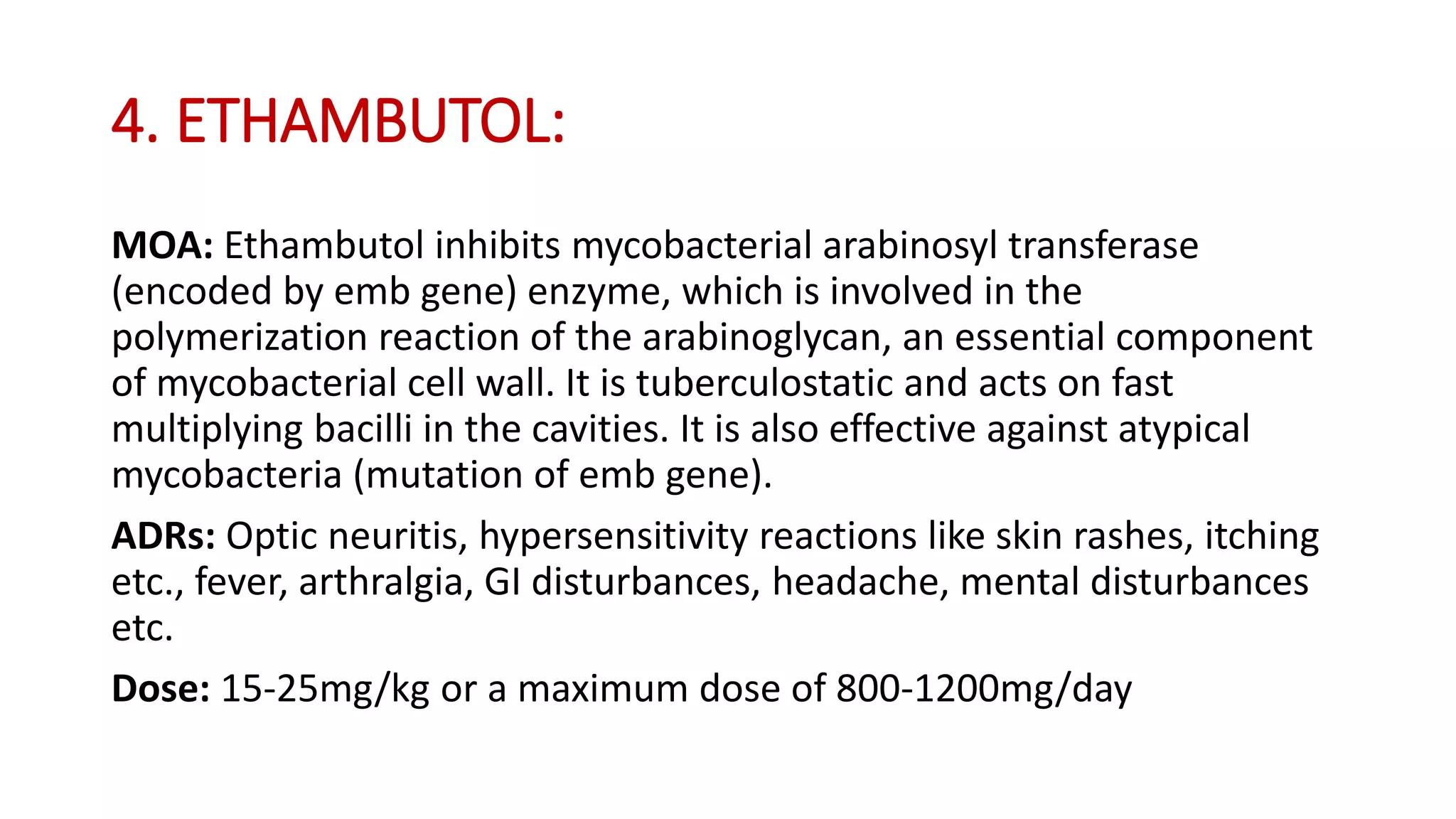 Pathophysiology and clinical management of tuberculosis | PPTX