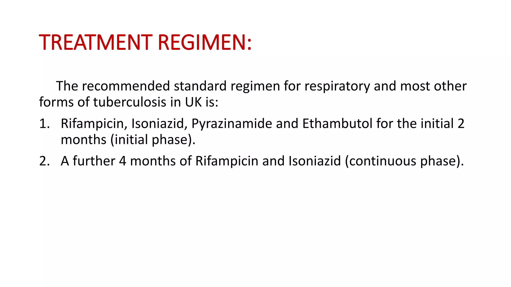 Pathophysiology and clinical management of tuberculosis | PPTX