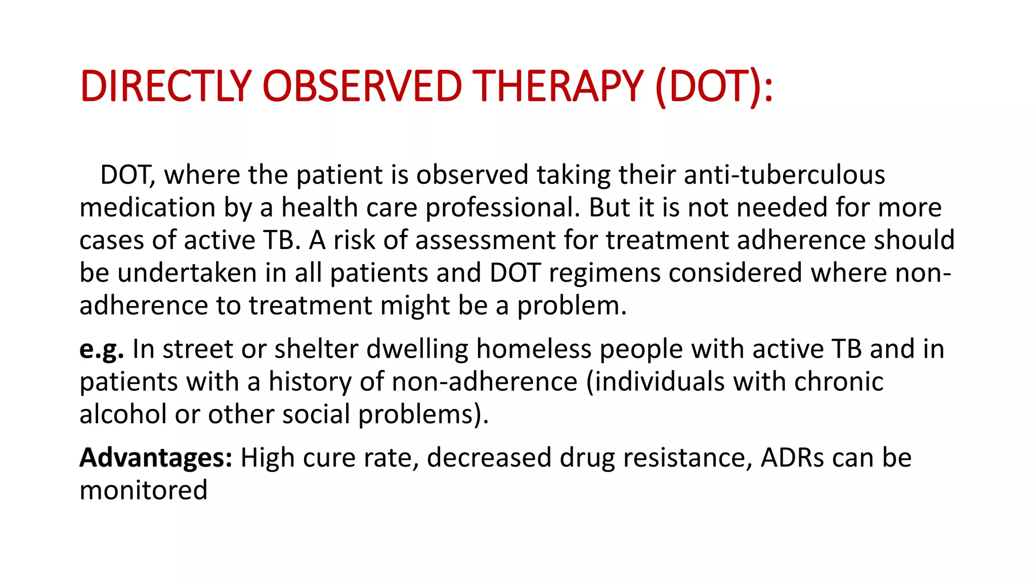 Pathophysiology and clinical management of tuberculosis | PPTX