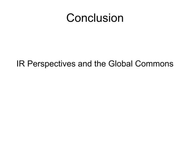 C16 - The Global Commons | PPT