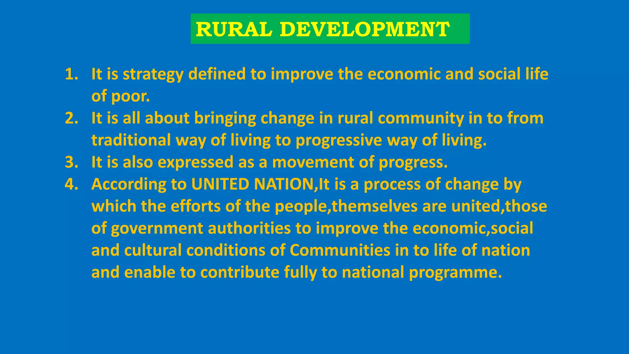 AGRICULTURE AND RURAL DEVELOPMENT PROGRAMME | PPTX