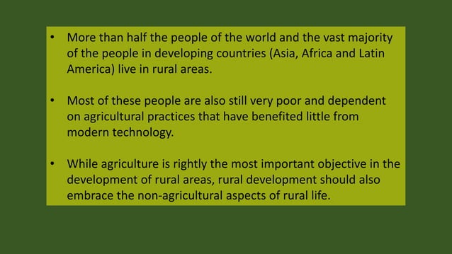 AGRICULTURE AND RURAL DEVELOPMENT PROGRAMME | PPTX