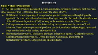 processing and manufacturing of small volume parental | PPTX
