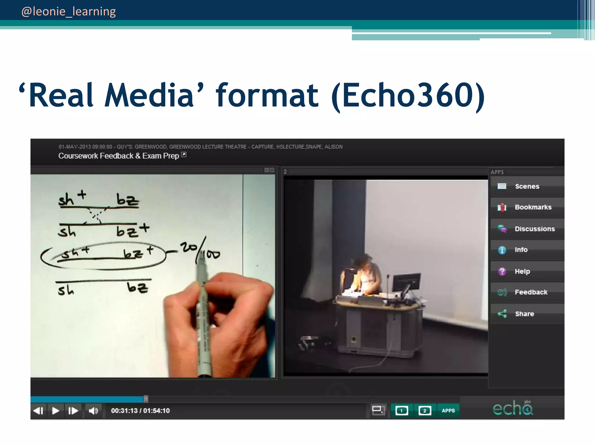 Lecture capture project overview | PPT