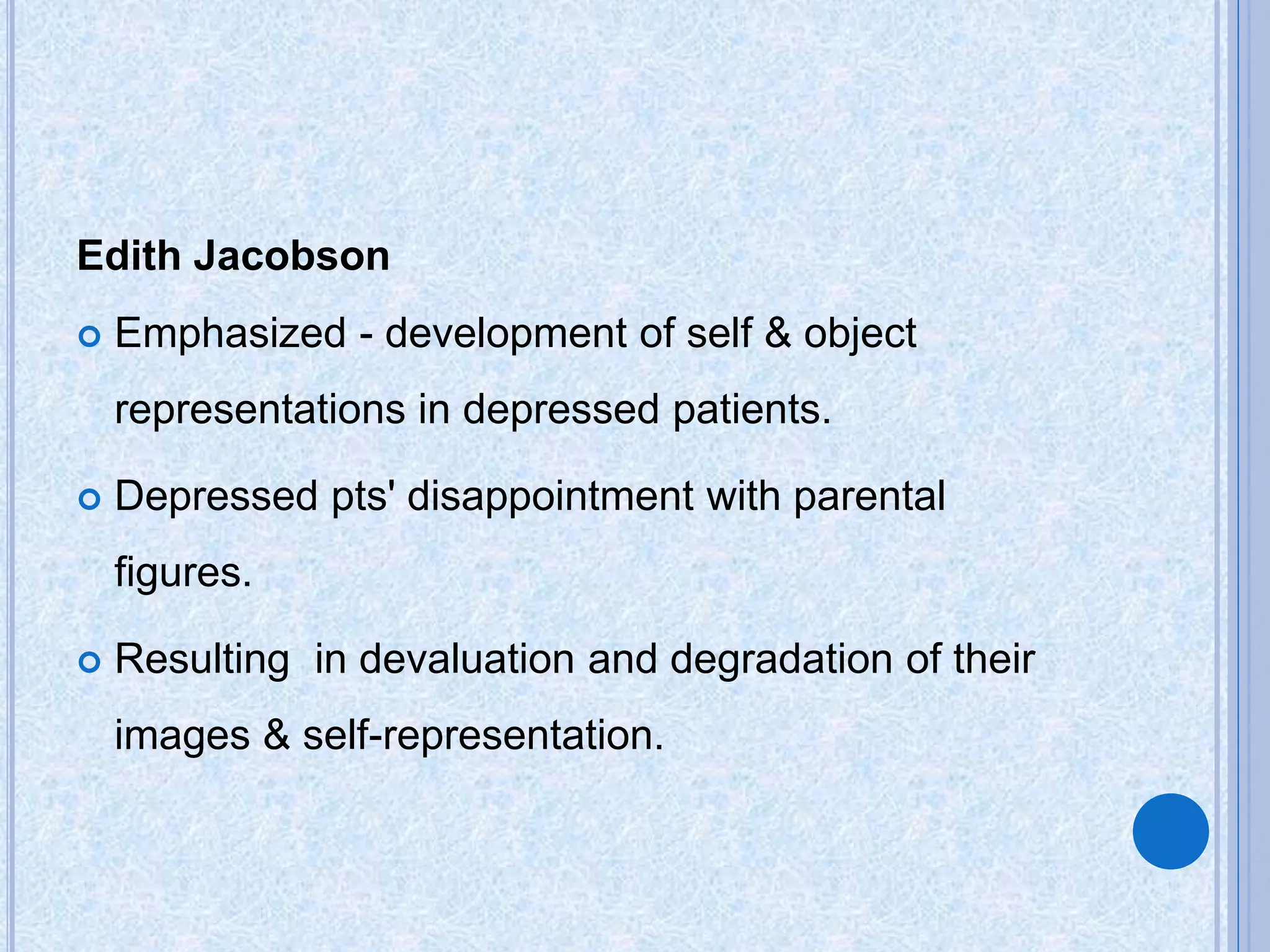 0 psychological models of depression | PPTX