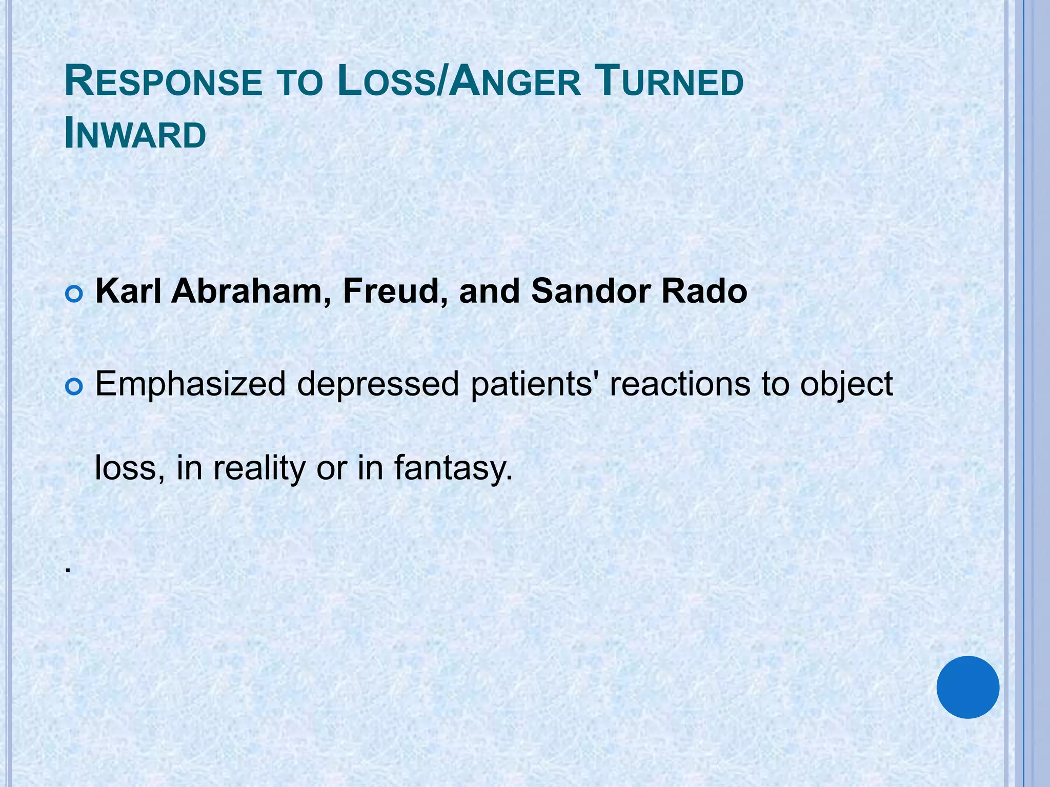 0 psychological models of depression | PPTX