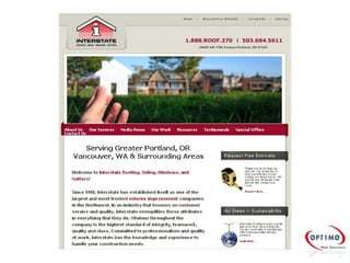 Optimo Website Design Portfolio | PPT