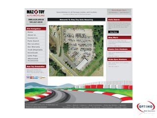 Optimo Website Design Portfolio | PPT