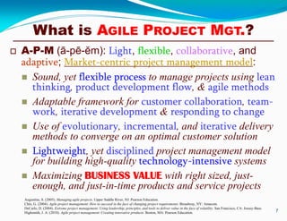 Lean & Agile Project Management | PPT