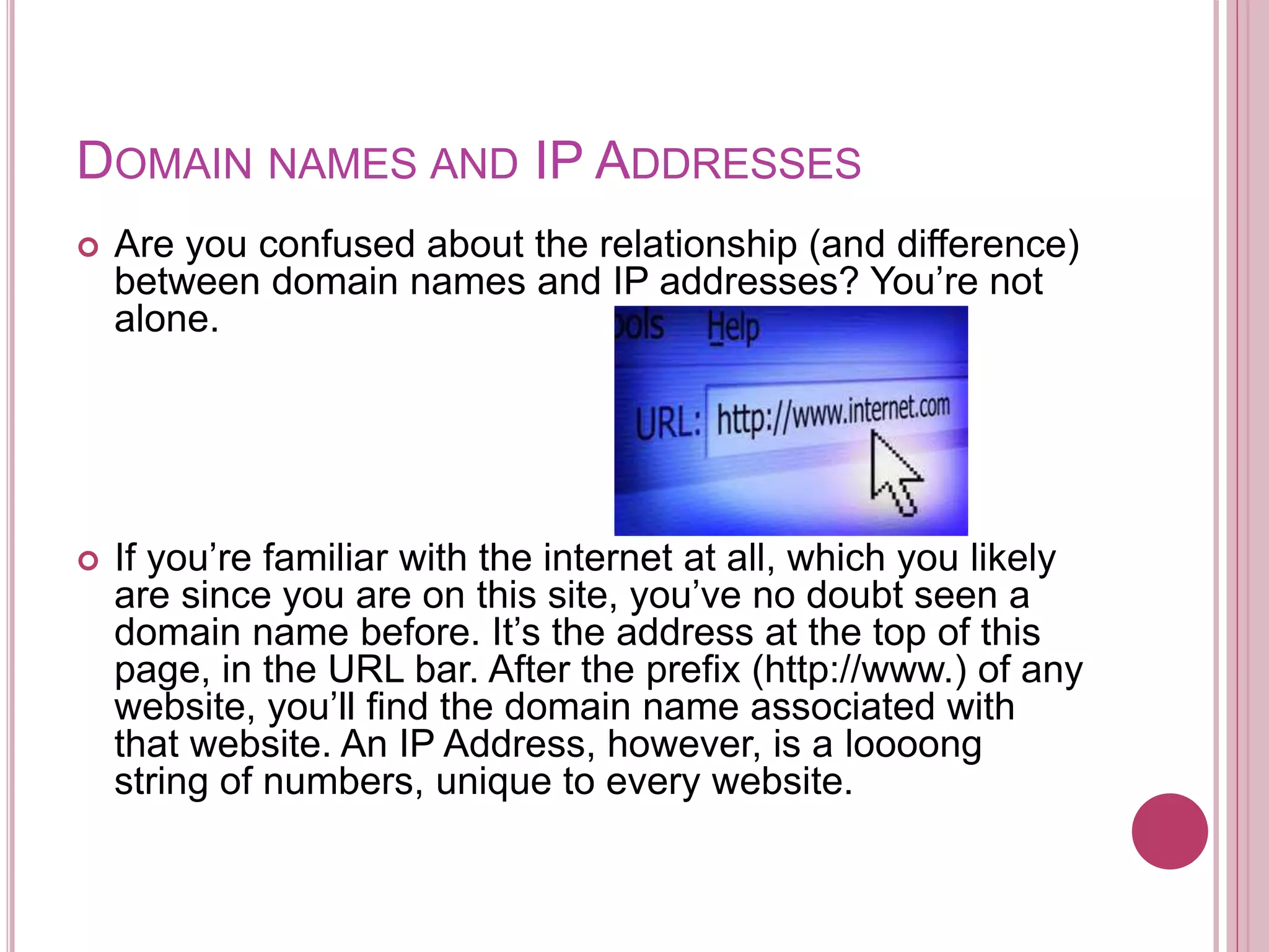Packets, routers, and ip addresses | PPT