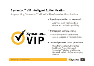 Strong authentication for your organization in a cost effective cloud-based model | PDF