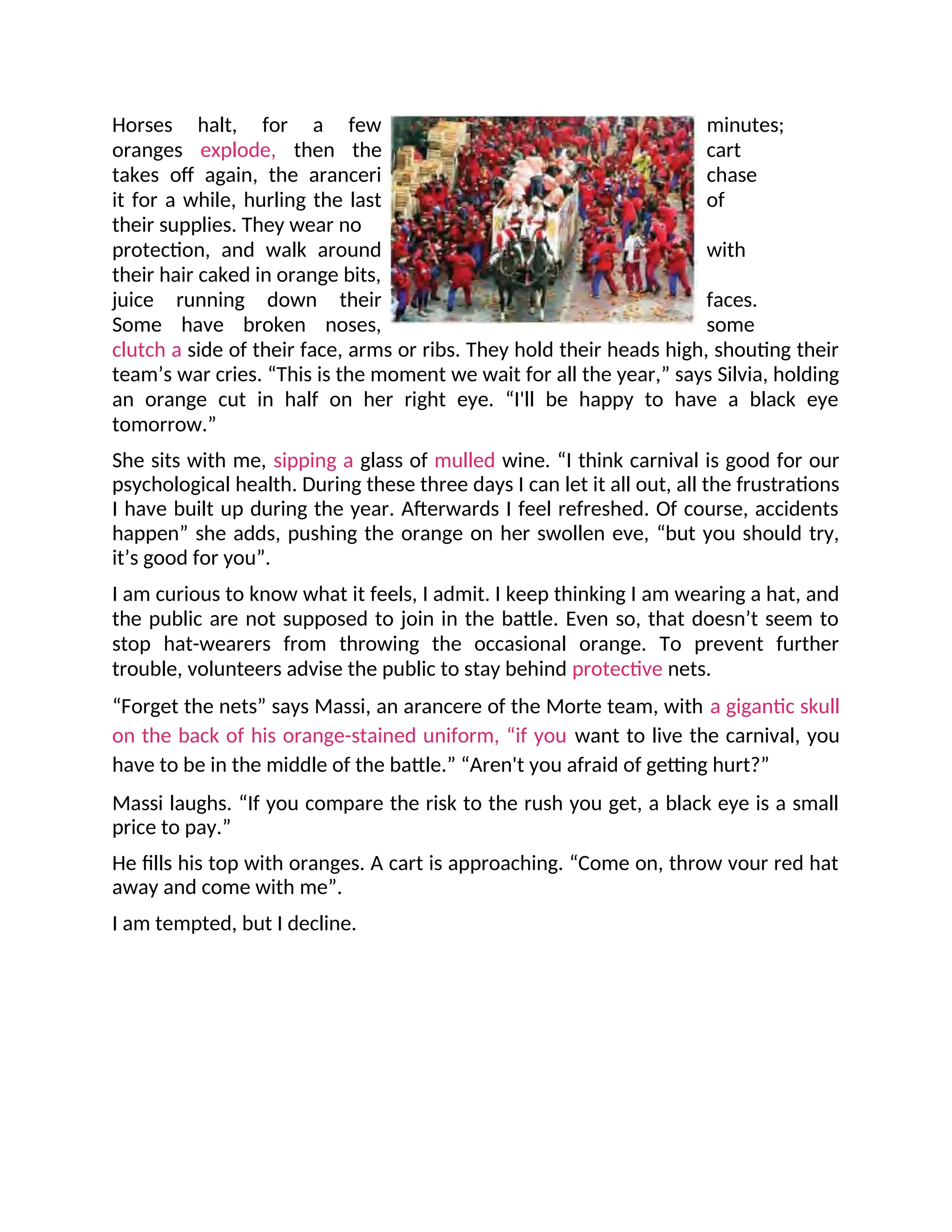 0range Festival in Italy as a Culture.docx