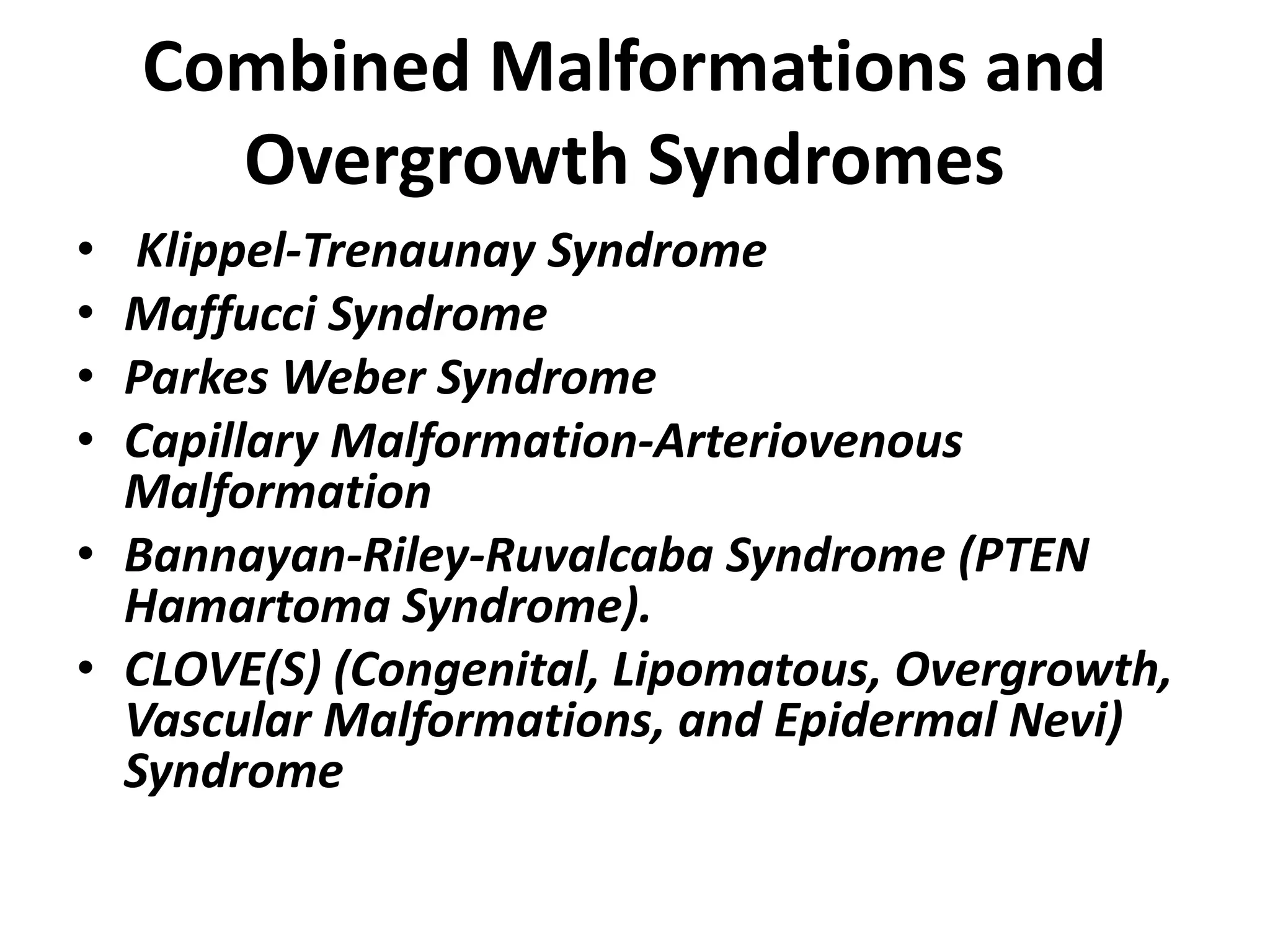 Recent trends in management of vascular malformation | PPTX