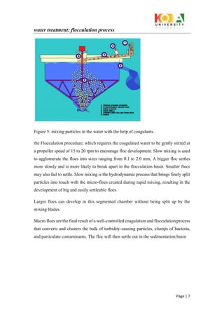 chemical industries: water treatment flocculation tank | PDF | Chemistry | Science