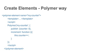 Introduction to Polymer | PDF | Web Design and HTML | Internet