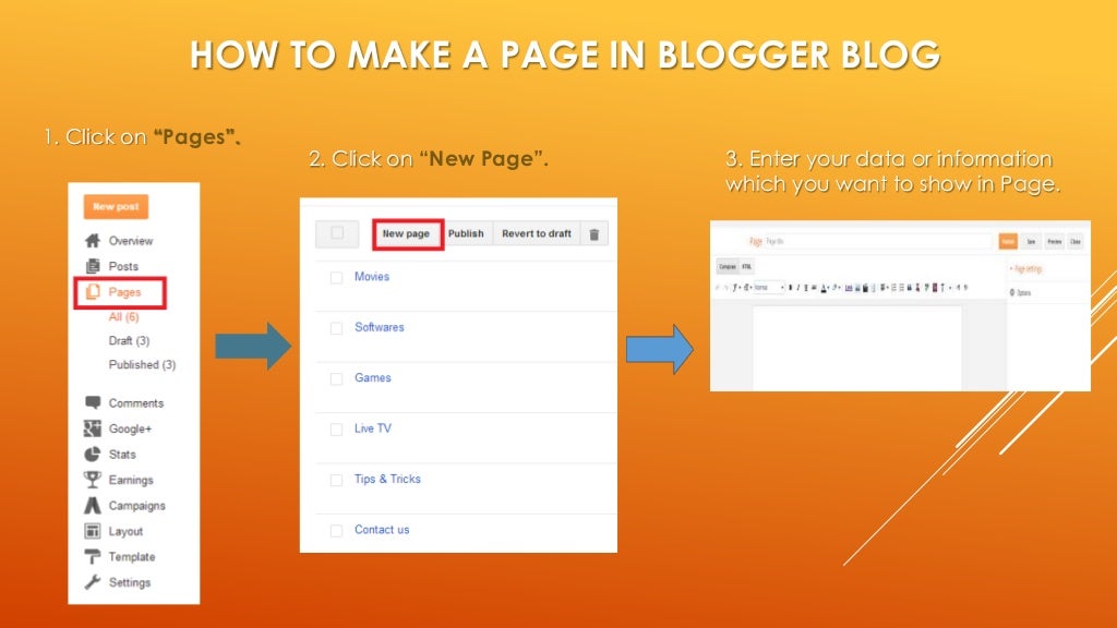 How to create a blogger blog?