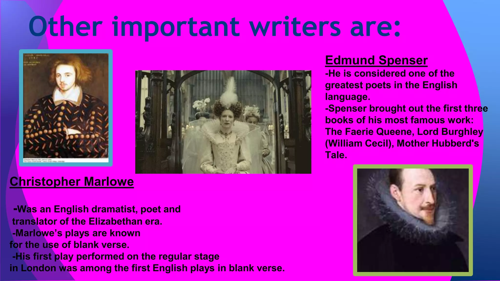 English writers from the 16th to the 18th centuries | PPTX