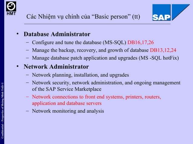 SAP BASIS Overview (Vietnamese) | PPT