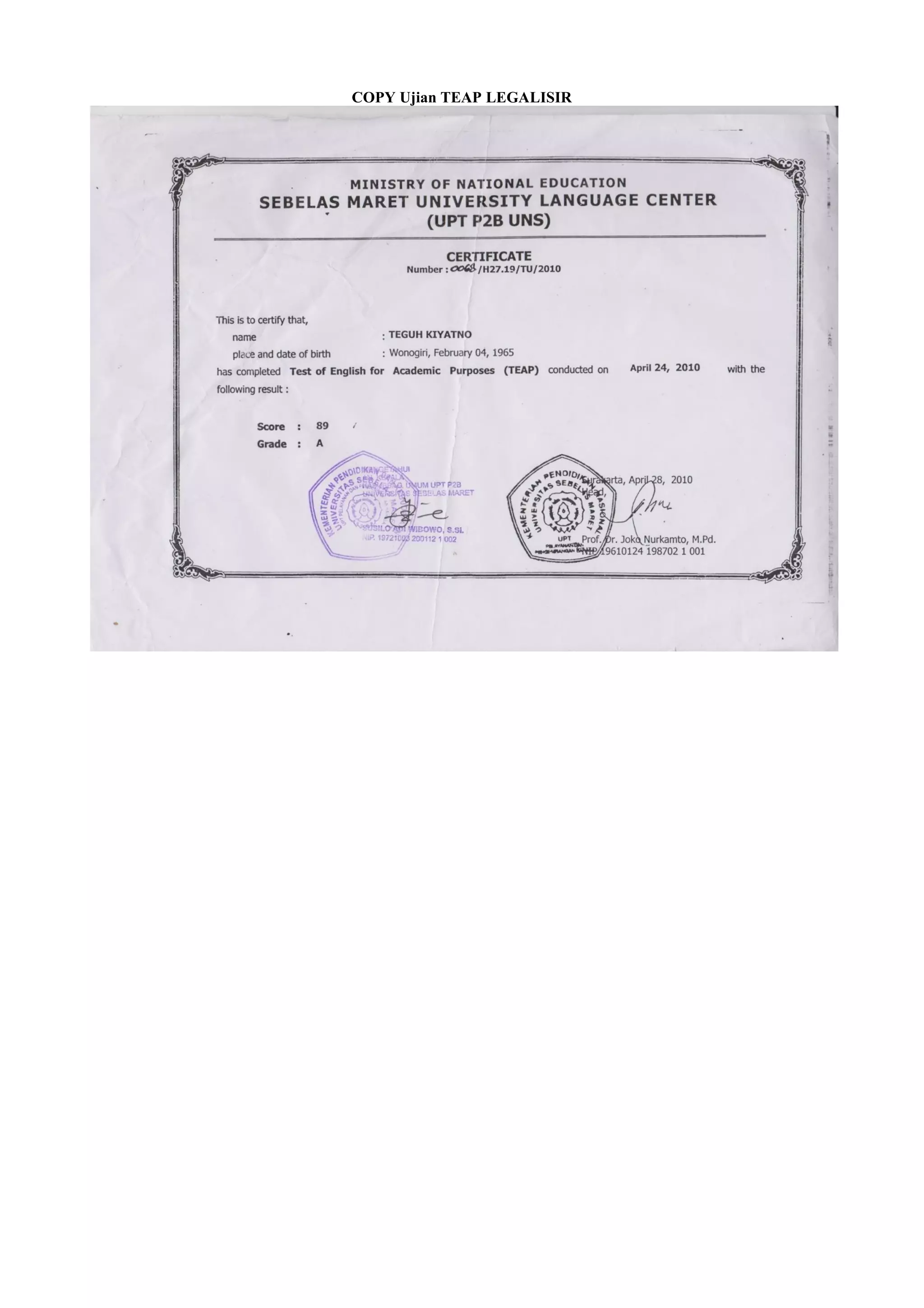 0 scan berkas wisuda teguh qi 2013 rev | PDF