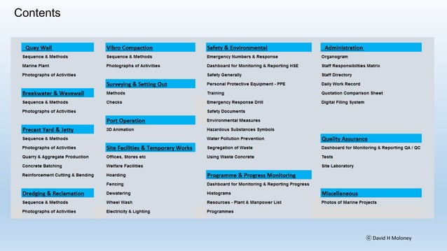 Sea Port Construction, Project Execution Plan | PDF | Civil Engineering ...