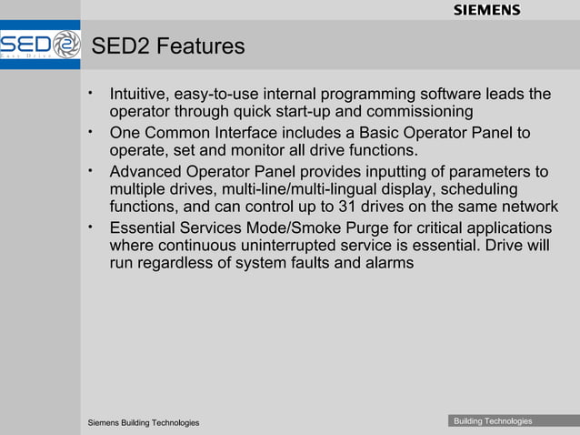 0 Sed2 Product Overview | PPT