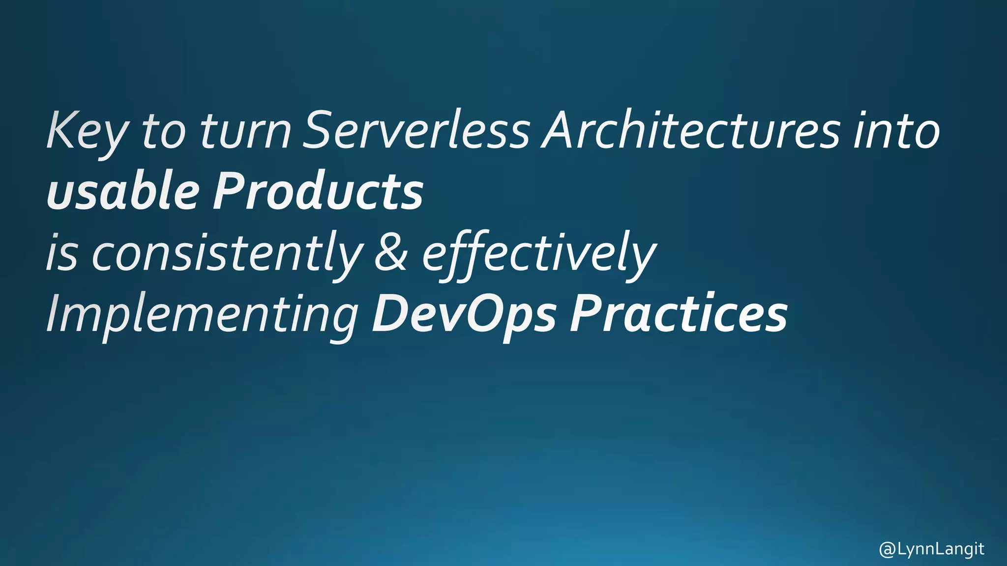 Serverless Architectures | PPT