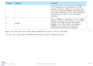 SMP / Extended orientation for IBM mainframes | PDF