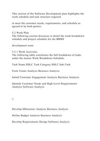 0 Software Development Plan (SDP) 2014 .docx | Operating Systems | Computer Software and ...