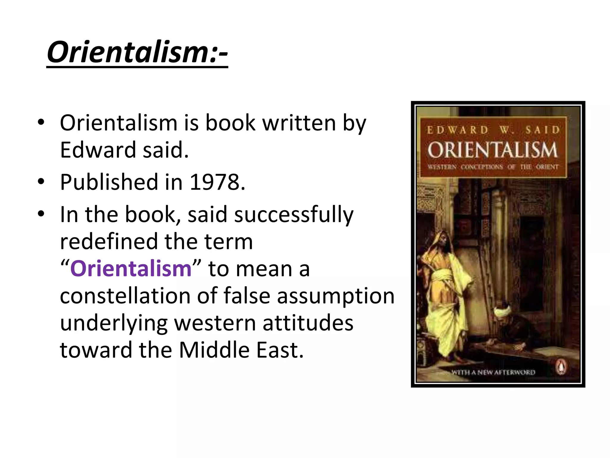 What is Orientalism? | PPTX