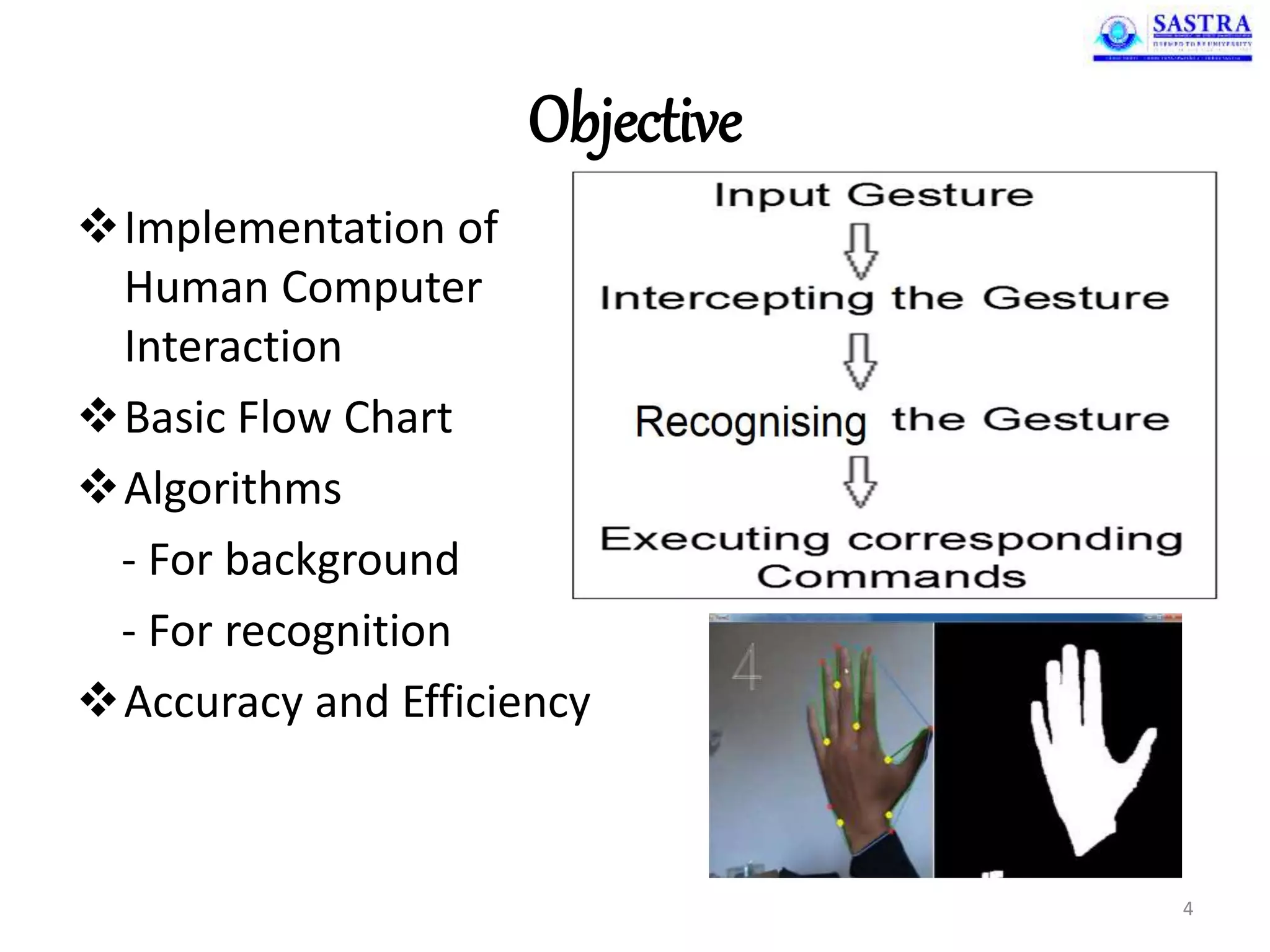 Hand Gesture Recognition using Image Processing | PPT