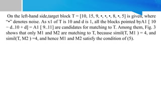 Efficient block matching for removing impulse noise | PPTX | Physics | Science