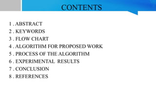Efficient block matching for removing impulse noise | PPTX | Physics | Science