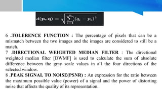 Efficient block matching for removing impulse noise | PPTX | Physics | Science